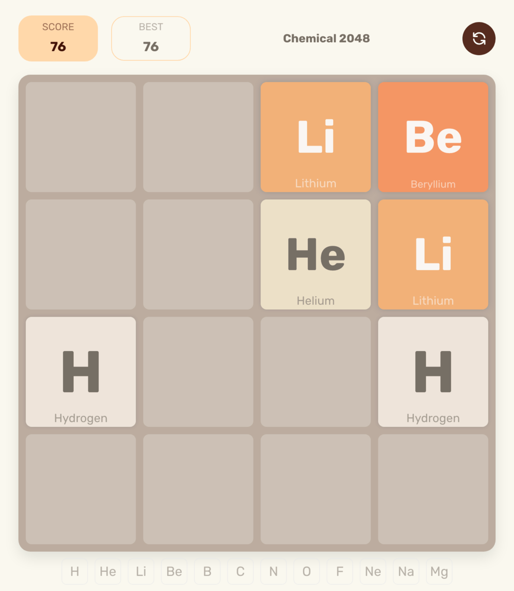 Chemical Elements 2048 | Puzzle Game
